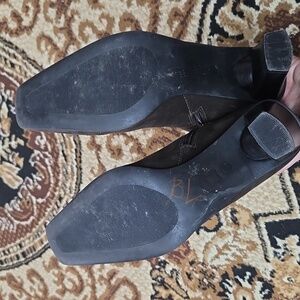 Vintage | Shoes | Retro Chocolate Brown Suede 9s Y2k Gogo Boots Fleece ...